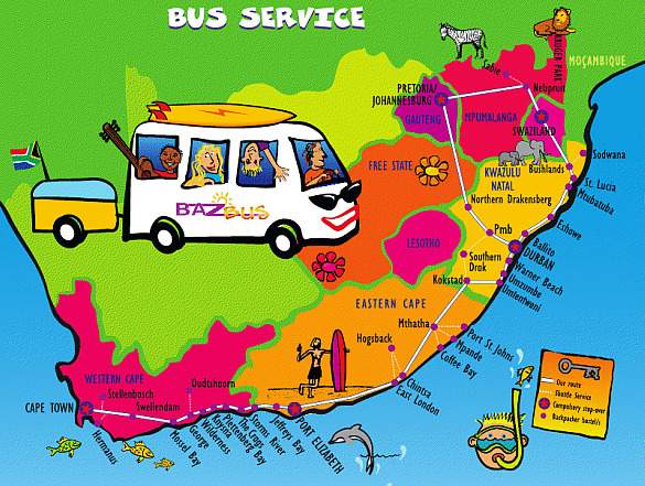 The Baz Bus: How to Get Around South Africa - BootsnAll Travel Articles